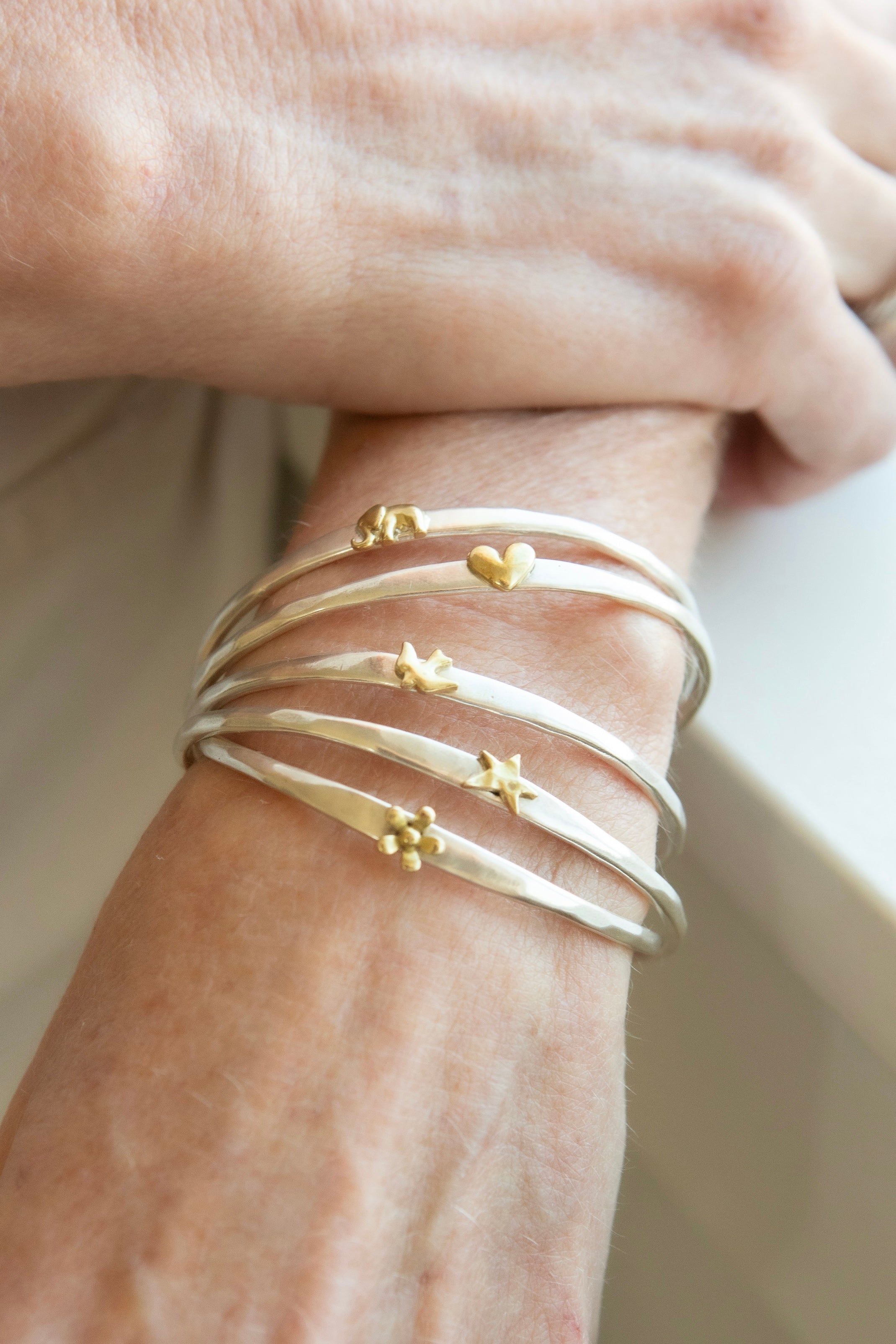 Daisy Cuff Bracelet – Honey + Ice